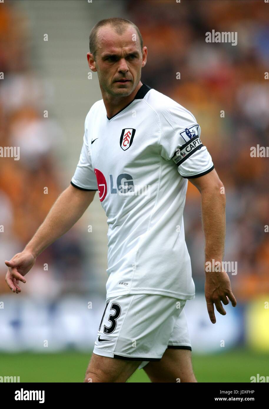 DANNY MURPHY FULHAM FC KC STADIUM HULL ENGLAND 16 August 2008 Stock ...