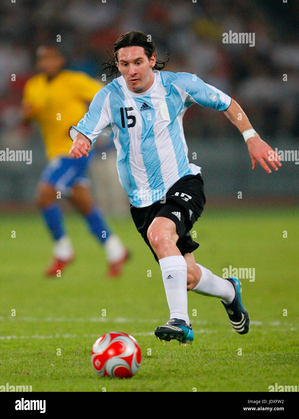 LIONEL MESSI ARGENTINA & BARCELONA OLYMPIC STADIUM BEIJING CHINA 19 ...