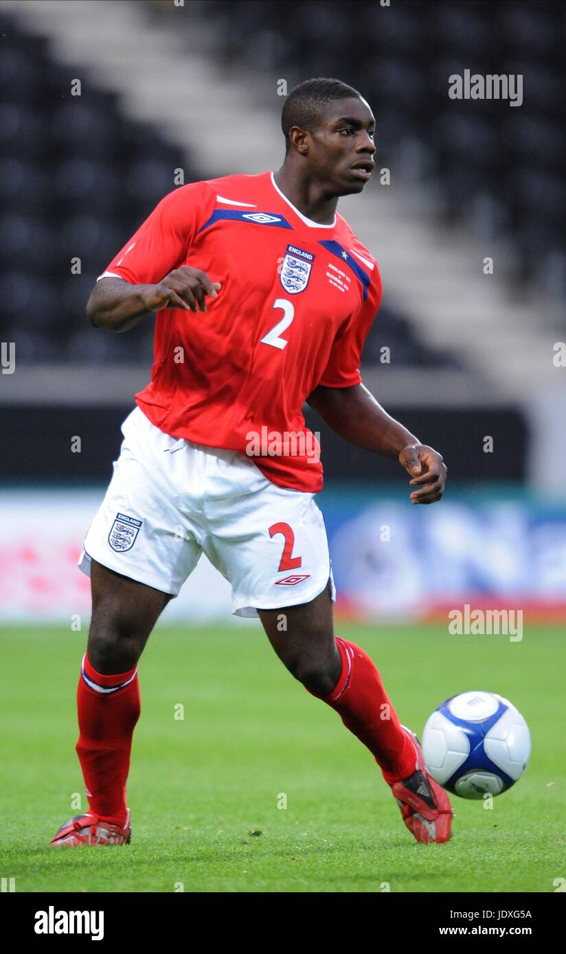 MICAH RICHARDS ENGLAND & MANCHESTER CITY FC KC STADIUM HULL ENGLAND 19 ...
