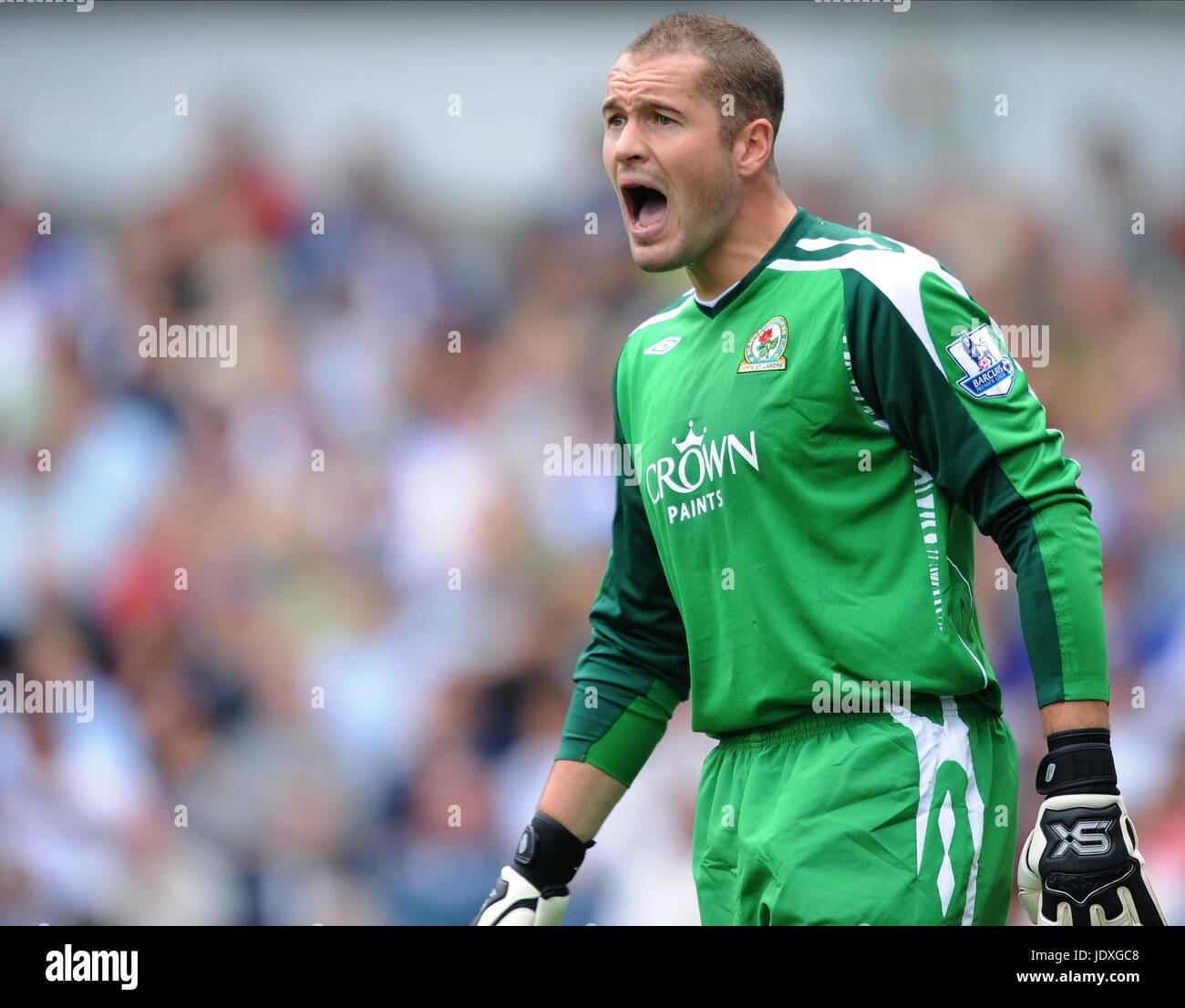 PAUL ROBINSON BLACKBURN ROVERS V HULL FC EWOOD PARK BLACKBURN ENGLAND ...