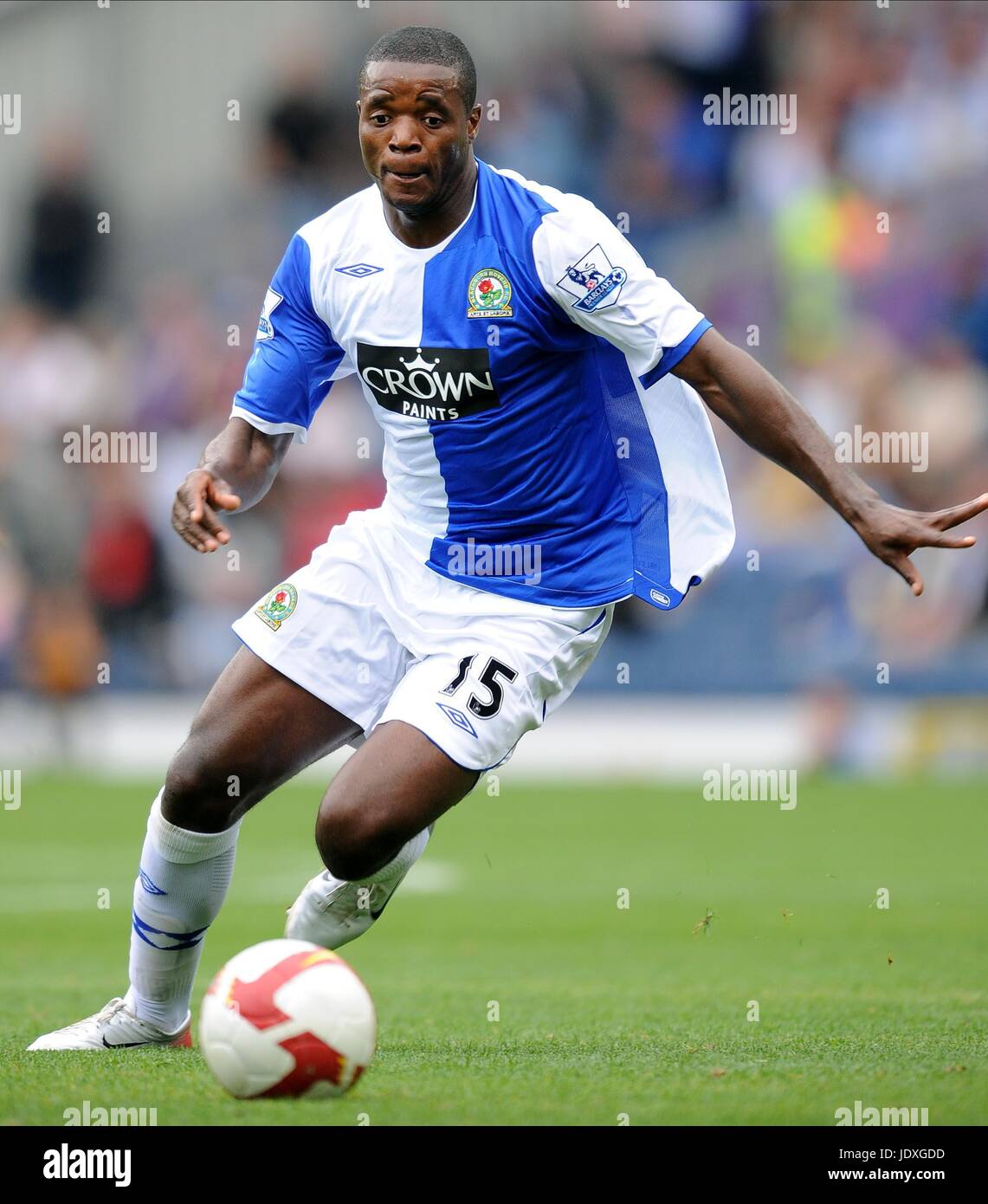 AARON MOKOENA BLACKBURN ROVERS V HULL FC EWOOD PARK BLACKBURN ENGLAND ...