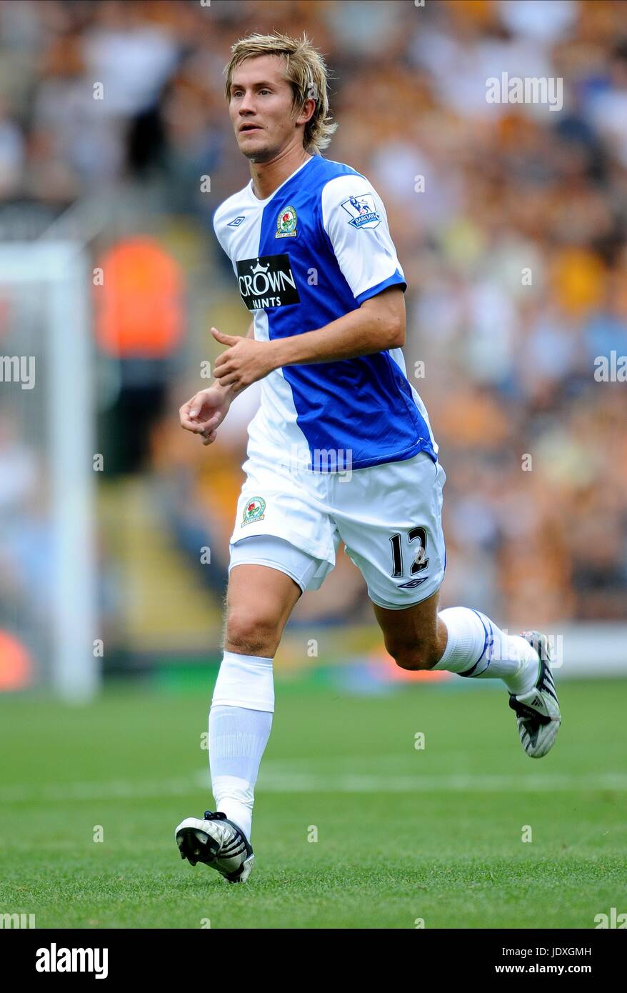 MORTEN GAMST PEDERSEN BLACKBURN ROVERS FC EWOOD PARK BLACKBURN ENGLAND ...