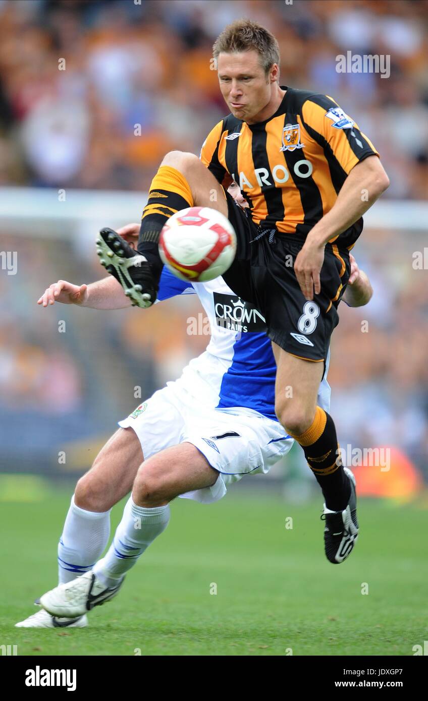 NICK BARMBY HULL CITY FC EWOOD PARK BLACKBURN ENGLAND 23 August 2008 ...