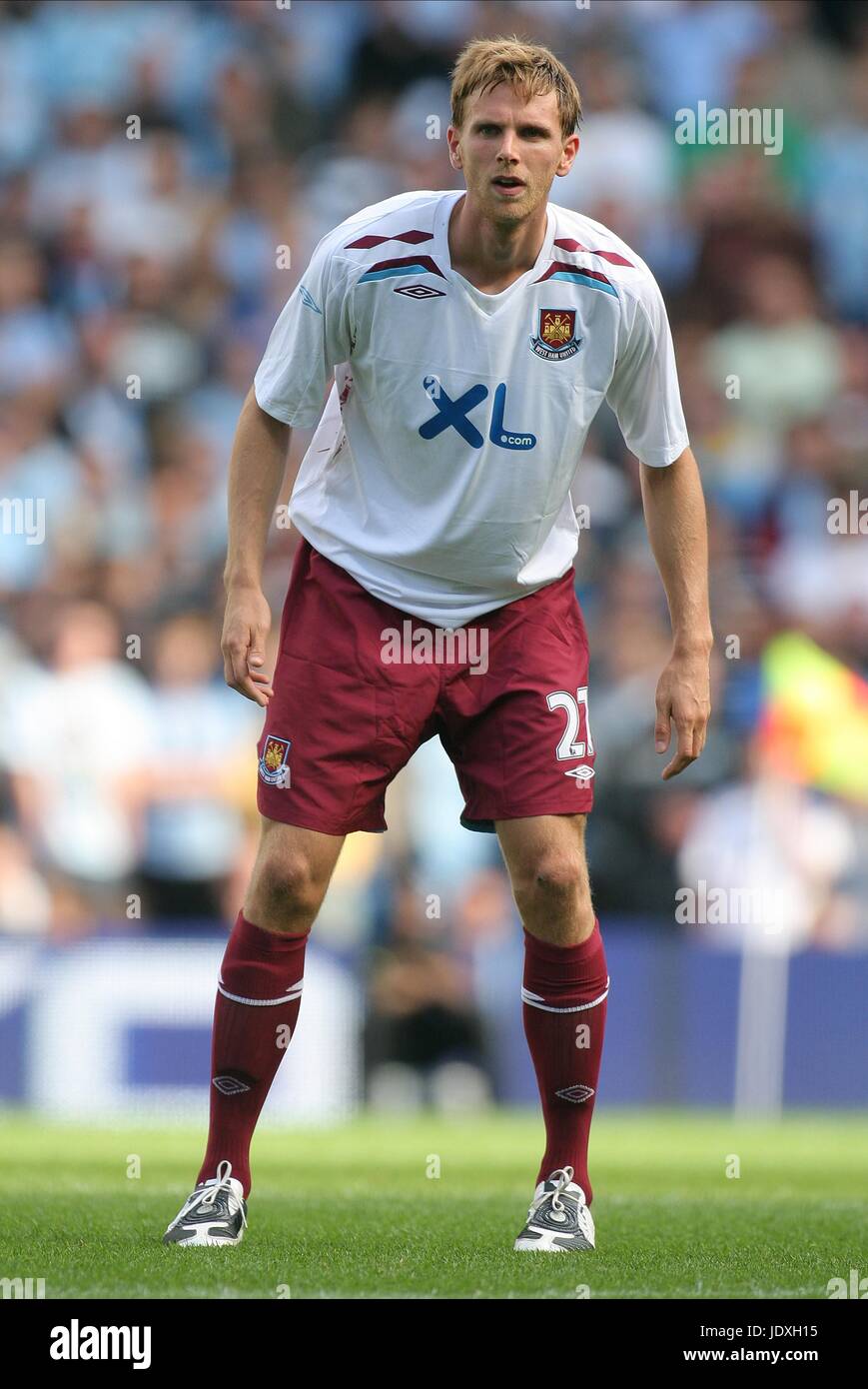 CALUM DAVENPORT WEST HAM UNITED FC CITY OF MANCHESTER STADIUM ...