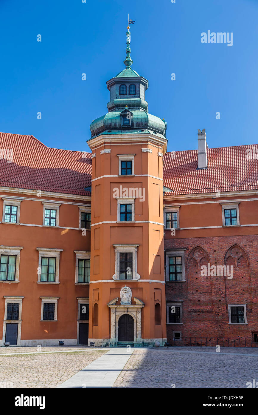 The tower of the royal palace. Warsaw. Poland Stock Photo - Alamy