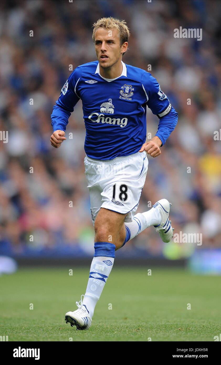 PHIL NEVILLE EVERTON FC GOODISON PARK LIVERPOOL ENGLAND 30 August 2008 ...