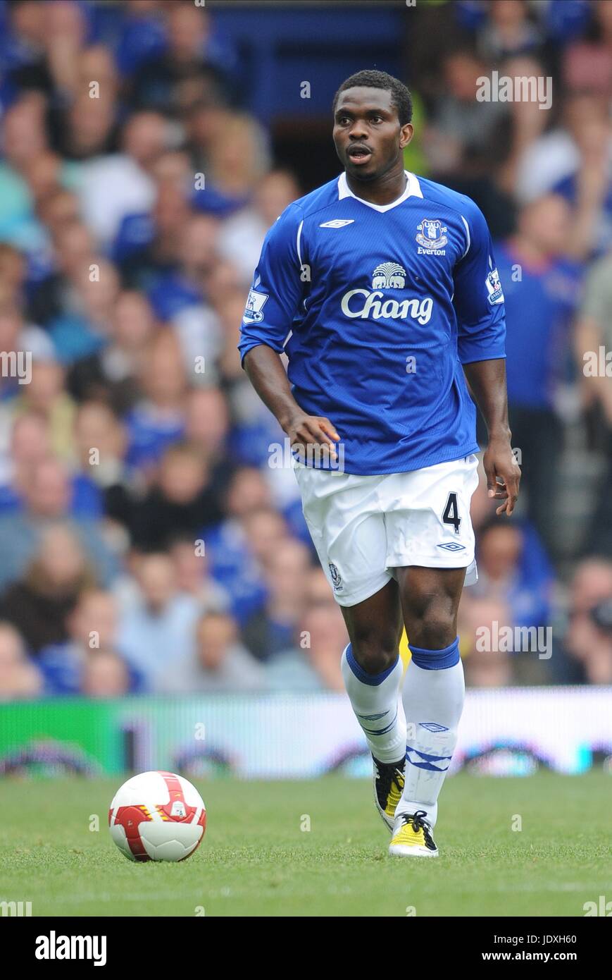 JOSEPH YOBO EVERTON FC GOODISON PARK LIVERPOOL ENGLAND 30 August 2008 ...