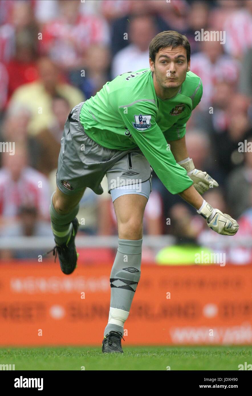 CRAIG GORDON SUNDERLAND FC STADIUM OF LIGHT SUNDERLAND ENGLAND 31 ...