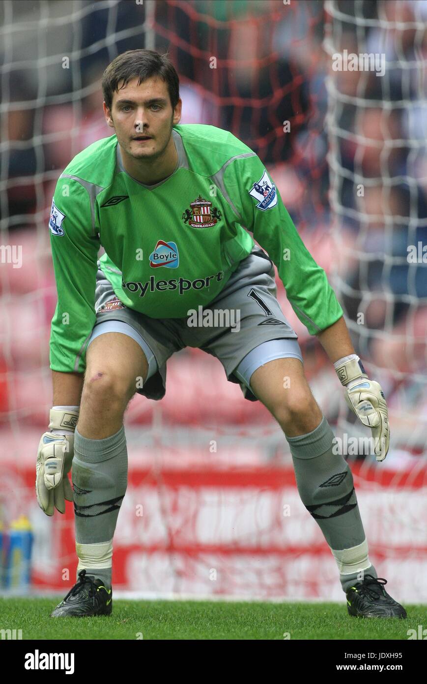 CRAIG GORDON SUNDERLAND FC STADIUM OF LIGHT SUNDERLAND ENGLAND 31 ...