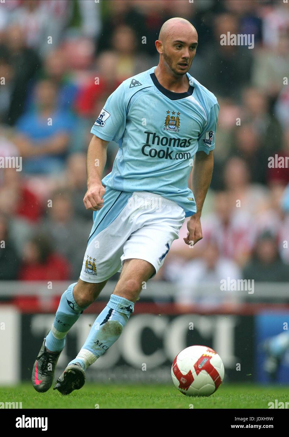 STEPHEN IRELAND MANCHESTER CITY FC STADIUM OF LIGHT SUNDERLAND ENGLAND ...