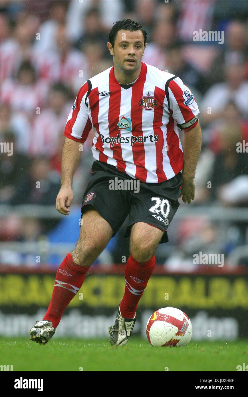 ANDY REID SUNDERLAND FC STADIUM OF LIGHT SUNDERLAND ENGLAND 31 August ...