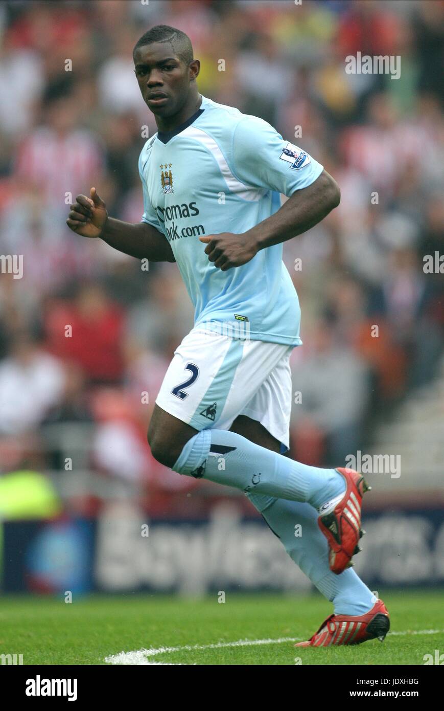 MICAH RICHARDS MANCHESTER CITY FC STADIUM OF LIGHT SUNDERLAND ENGLAND ...