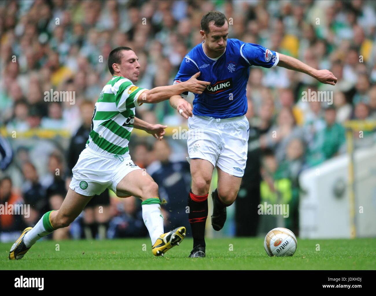 SCOTT BROWN & CHARLIE ADAM CELTIC V RANGERS CELTIC PARK GLASGOW ...