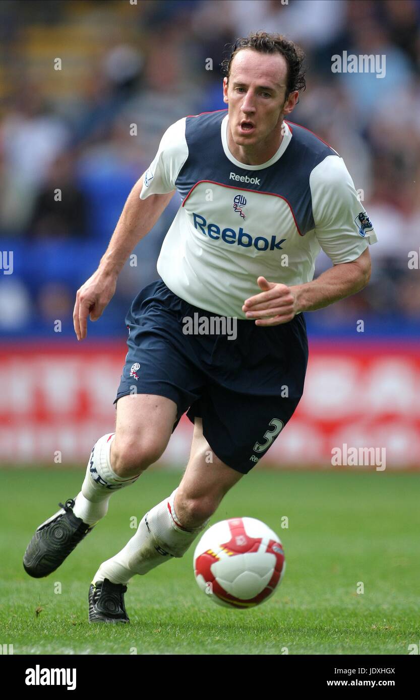 ANDY O'BRIEN BOLTON WANDERERS FC REEBOK STADIUM BOLTON ENGLAND 30 ...