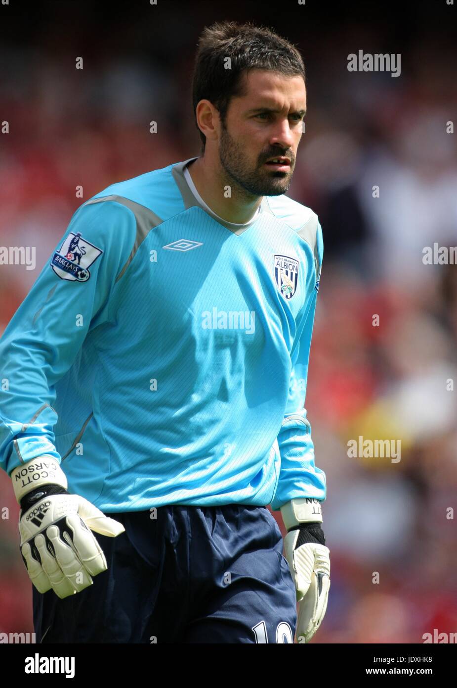 SCOTT CARSON WEST BROMWICH ALBION FC EMIRATES STADIUM LONDON ENGLAND 16 ...