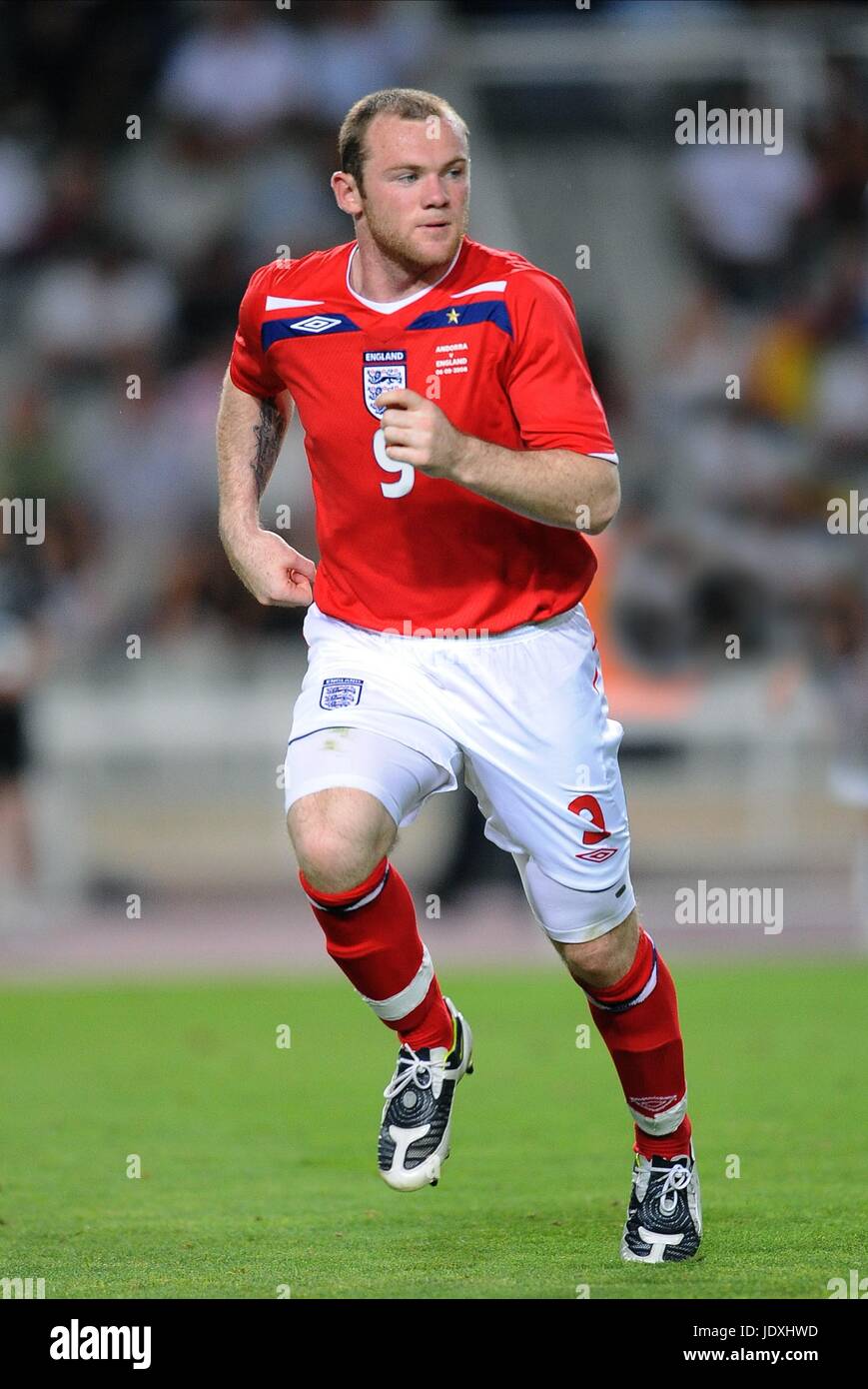 WAYNE ROONEY, ENGLAND and MANCHESTER UNITED FC, ANDORRA V ENGLAND, 2008 ...