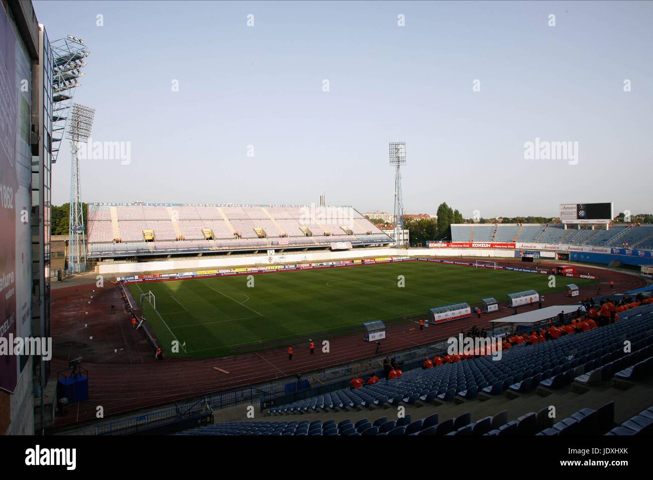 MAKSIMIR STADIUM CROATIA V ENGLAND MAKSIMIR STADIUM ZAGREB CROATIA 10 ...