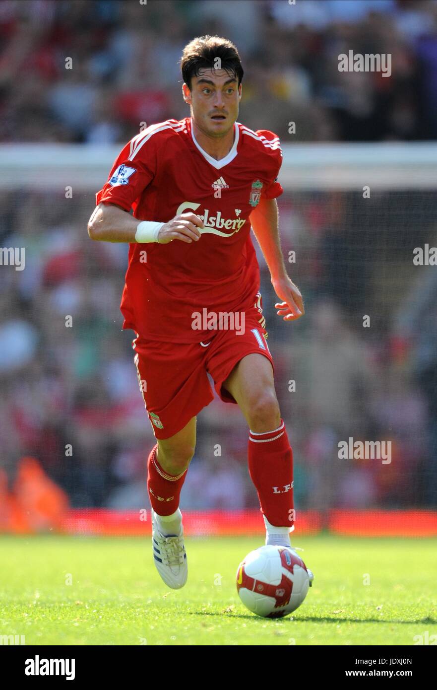 ALBERT RIERA LIVERPOOL V MANCHESTER UNITED ANFIELD LIVERPOOL ENGLAND 13 ...