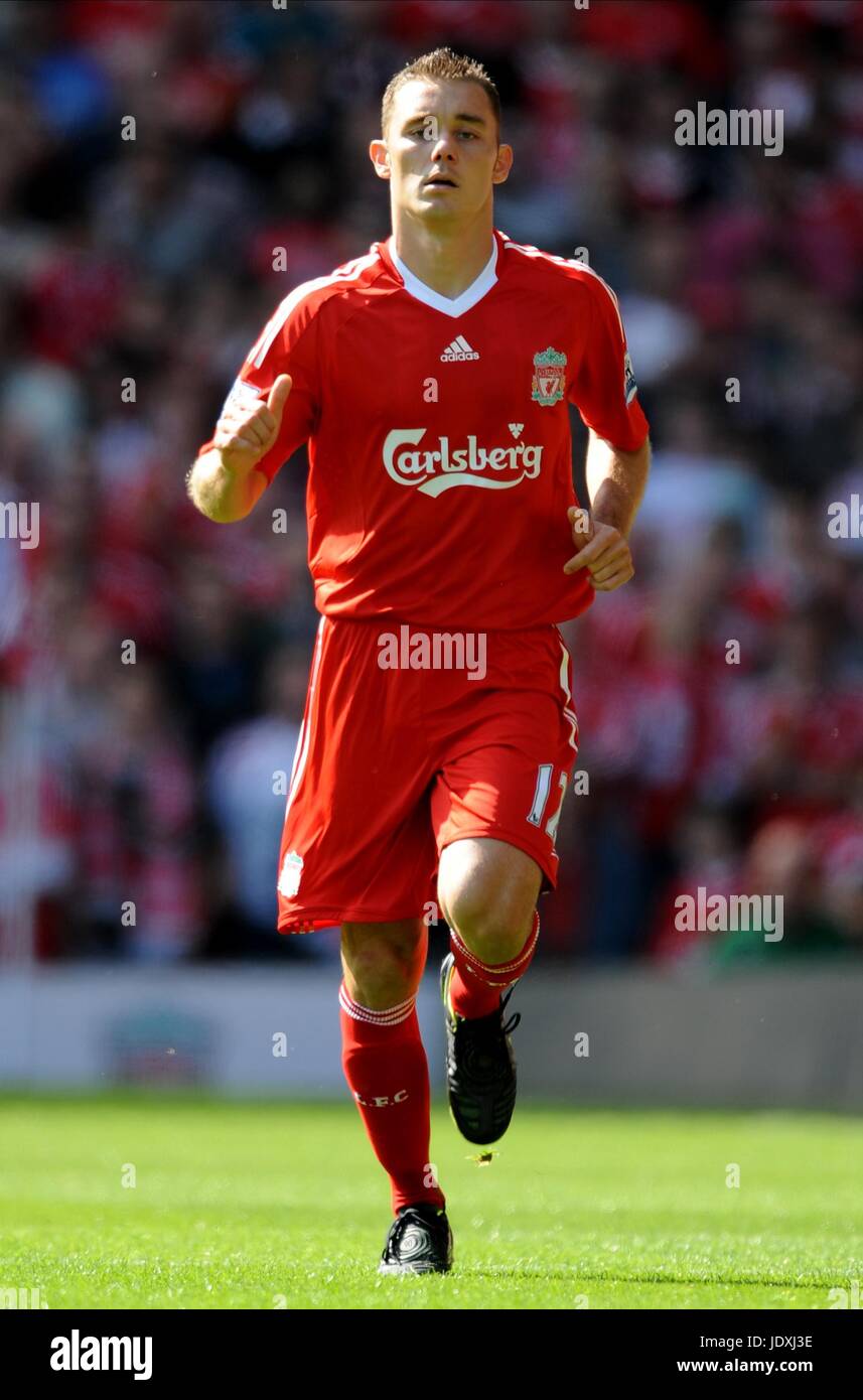FABIO AURELIO LIVERPOOL FC ANFIELD LIVERPOOL ENGLAND 13 September 2008 ...