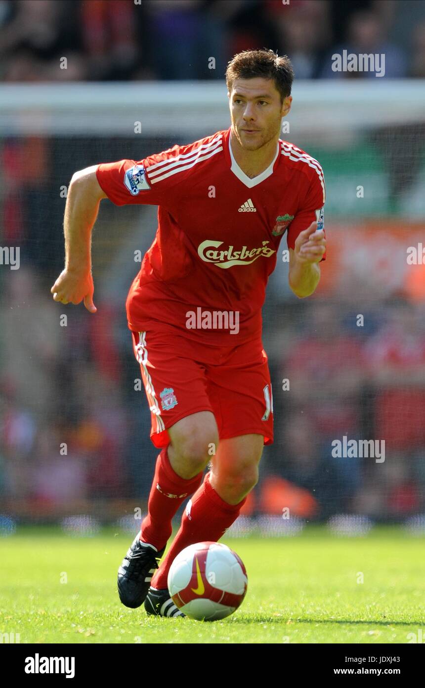 XABI ALONSO LIVERPOOL FC ANFIELD LIVERPOOL ENGLAND 13 September 2008 ...