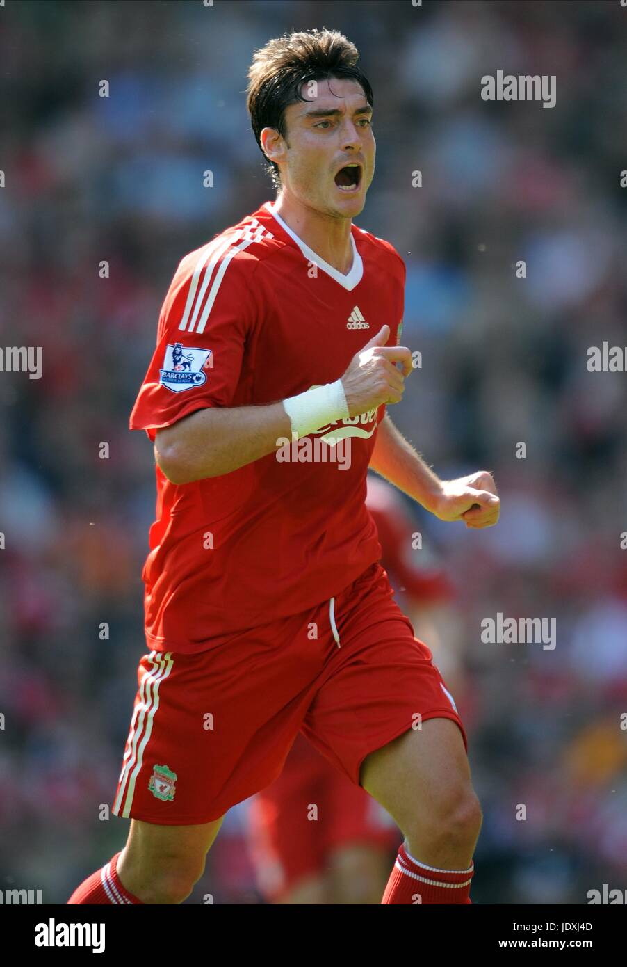 ALBERT RIERA LIVERPOOL FC ANFIELD LIVERPOOL ENGLAND 13 September 2008 ...