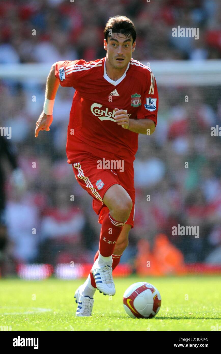 ALBERT RIERA LIVERPOOL FC ANFIELD LIVERPOOL ENGLAND 13 September 2008 ...