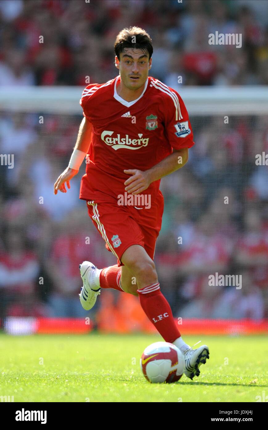 ALBERT RIERA LIVERPOOL FC ANFIELD LIVERPOOL ENGLAND 13 September 2008 ...
