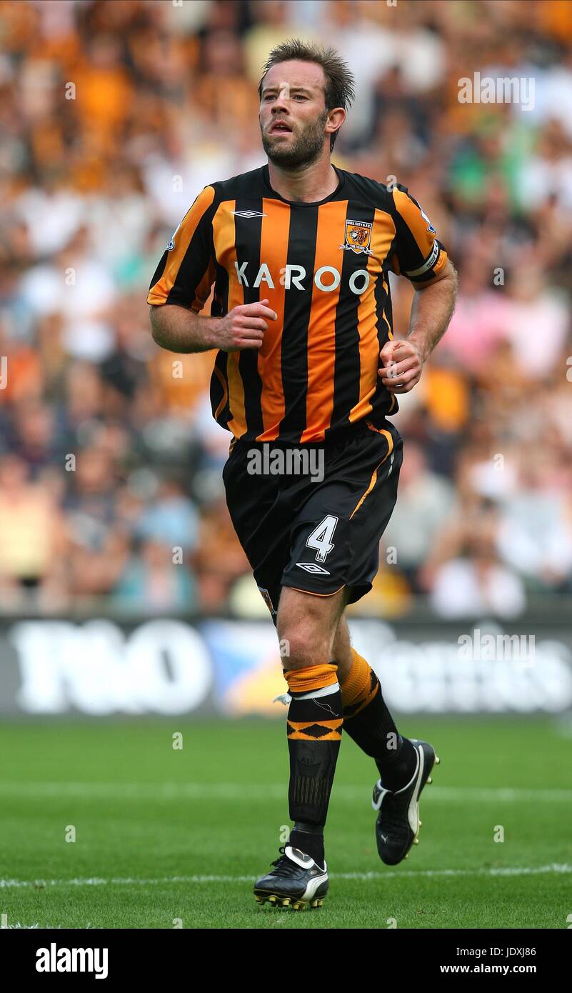 IAN ASHBEE HULL CITY FC KC STADIUM HULL ENGLAND 30 August 2008 Stock ...