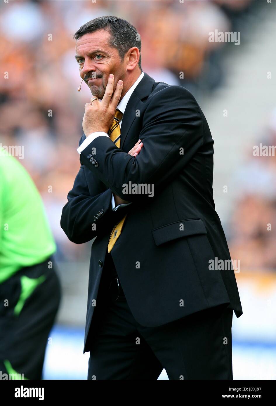 PHIL BROWN HULL CITY FC MANAGER KC STADIUM HULL ENGLAND 30 August 2008 ...