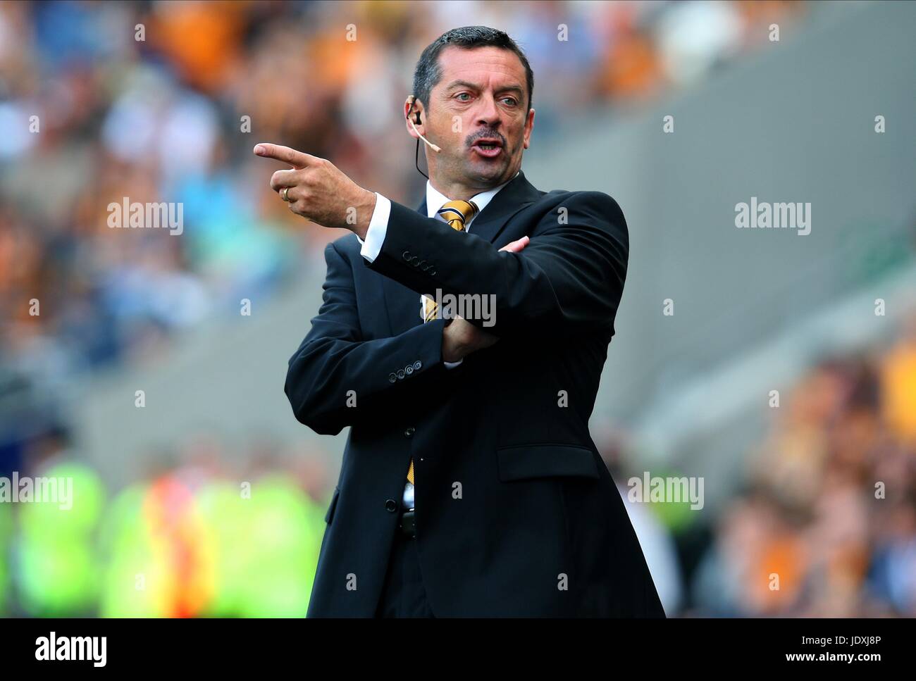 PHIL BROWN HULL CITY FC MANAGER KC STADIUM HULL ENGLAND 30 August 2008 ...