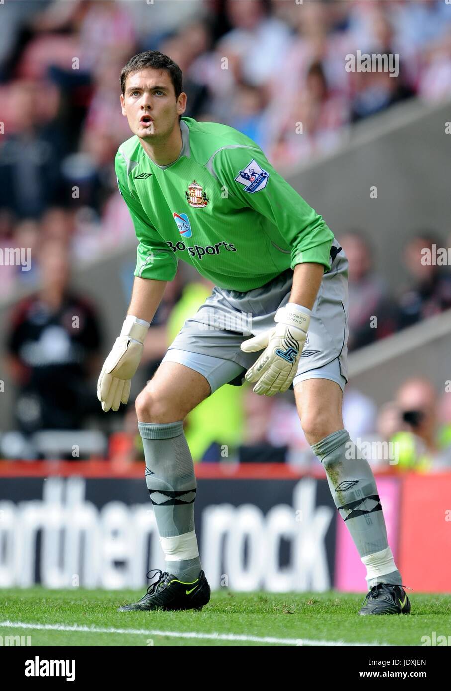 CRAIG GORDON SUNDERLAND FC STADIUM OF LIGHT SUNDERLAND ENGLAND 20 ...