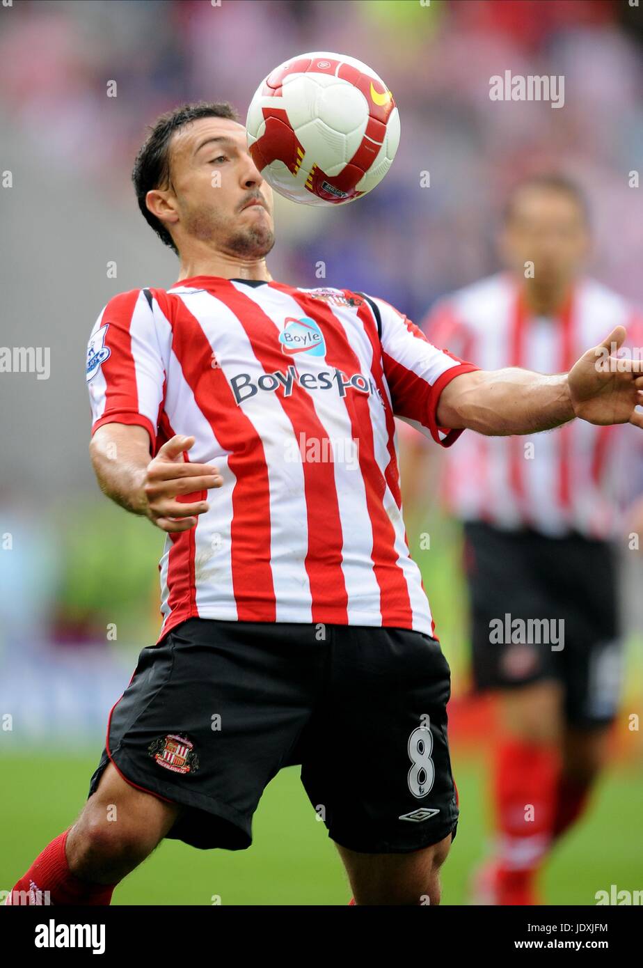 STEED MALBRANQUE SUNDERLAND FC STADIUM OF LIGHT SUNDERLAND ENGLAND 20 ...