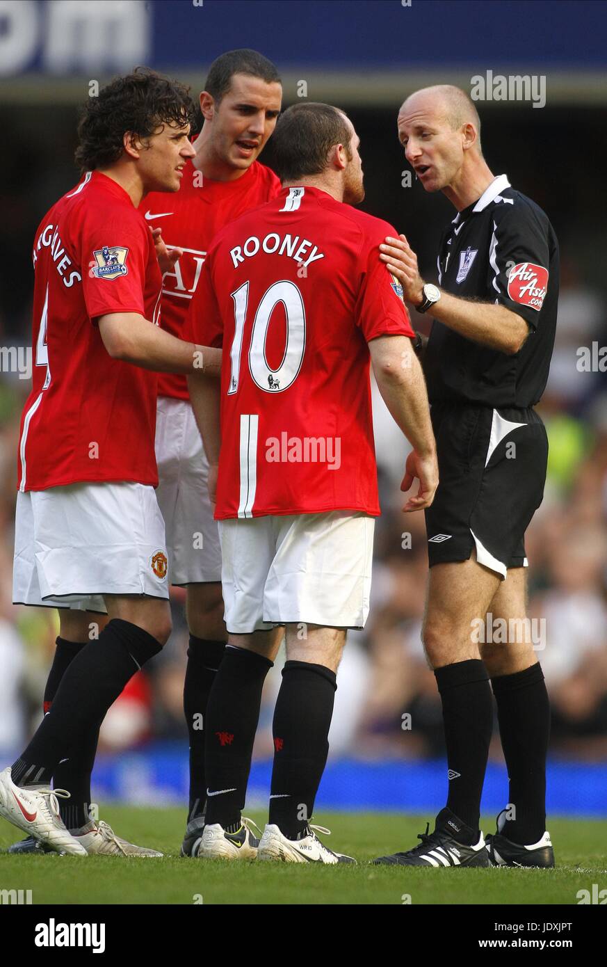 OWEN HARGREAVES, JOHN O'SHEA, WAYNE ROONEY , MIKE RILEY, CHELSEA V ...