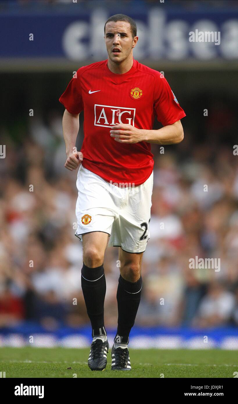 JOHN O'SHEA MANCHESTER UNITED FC STAMFORD BRIDGE CHELSEA ENGLAND 21 ...