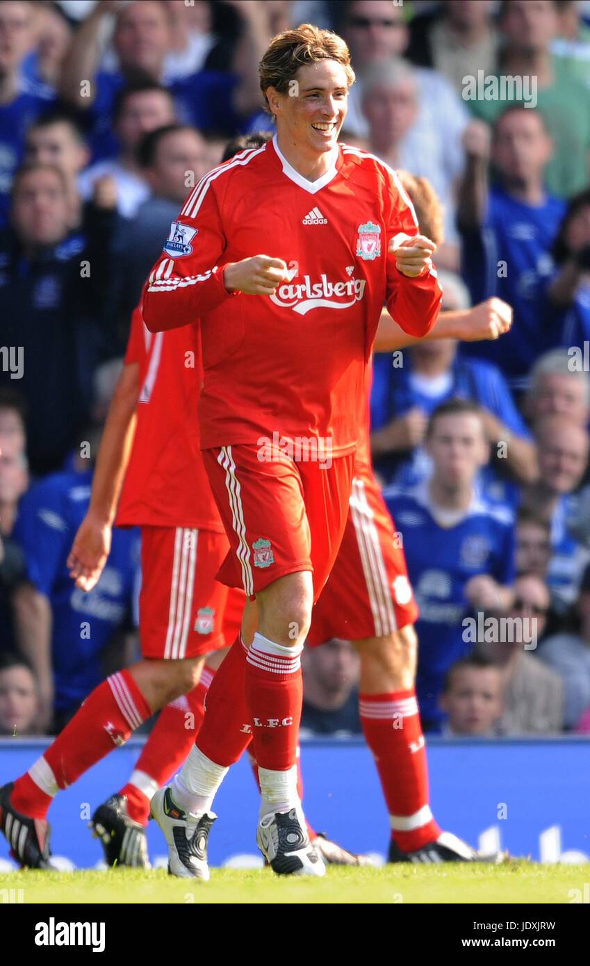 Fernando torres liverpool celebrates hi-res stock photography and ...