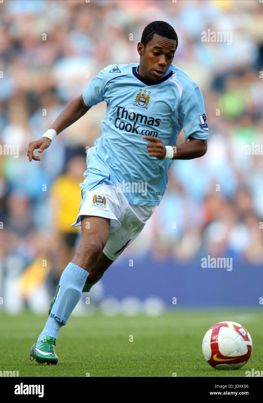 ROBINHO MANCHESTER CITY FC CITY OF MANCHESTER STADIUM MANCHESTER ...