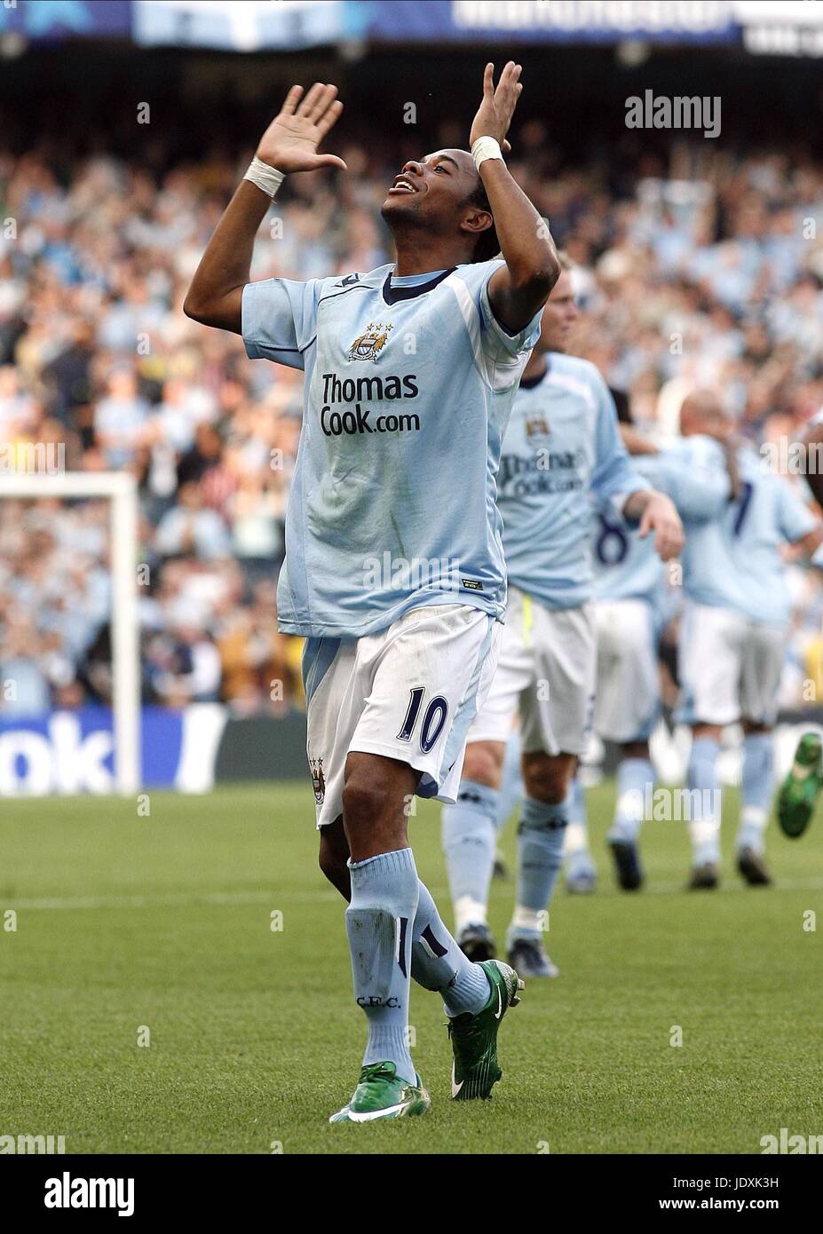 ROBINHO MANCHESTER CITY FC CITY OF MANCHESTER STADIUM MANCHESTER ...