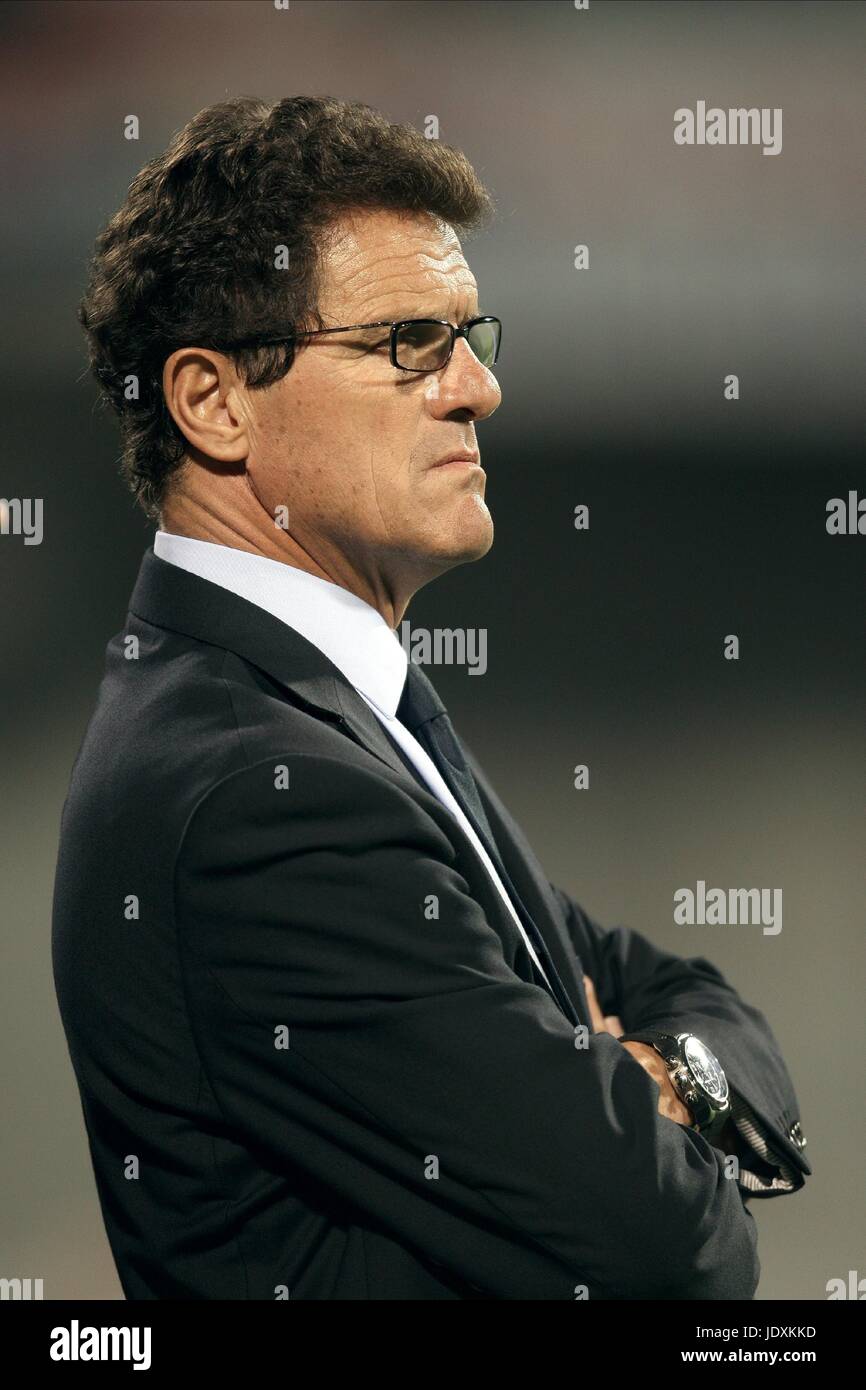 FABIO CAPELLO ENGLAND FOOTBALL MANAGER MAKSIMIR STADIUM ZAGREB CROATIA ...