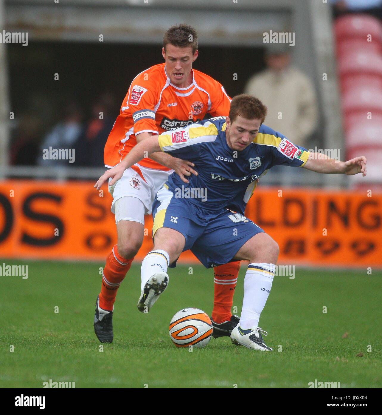 ROB EDWARDS & ROSS MCCORMACK BLACKPOOL V CARDIFF BLOOMFIELD ROAD ...
