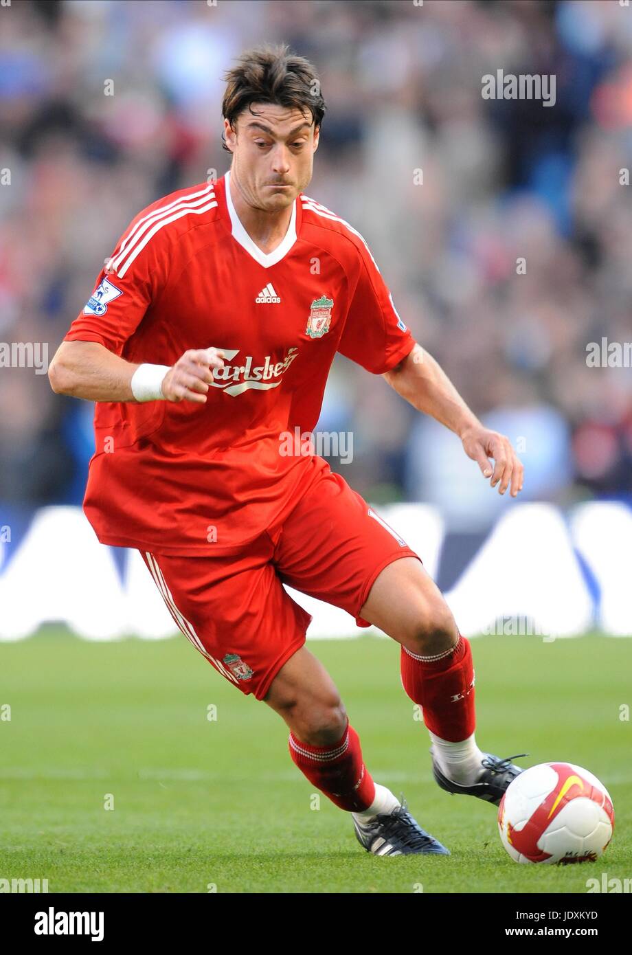 ALBERT RIERA LIVERPOOL FC CITY OF MANCHESTER STADIUM MANCHESTER ENGLAND ...