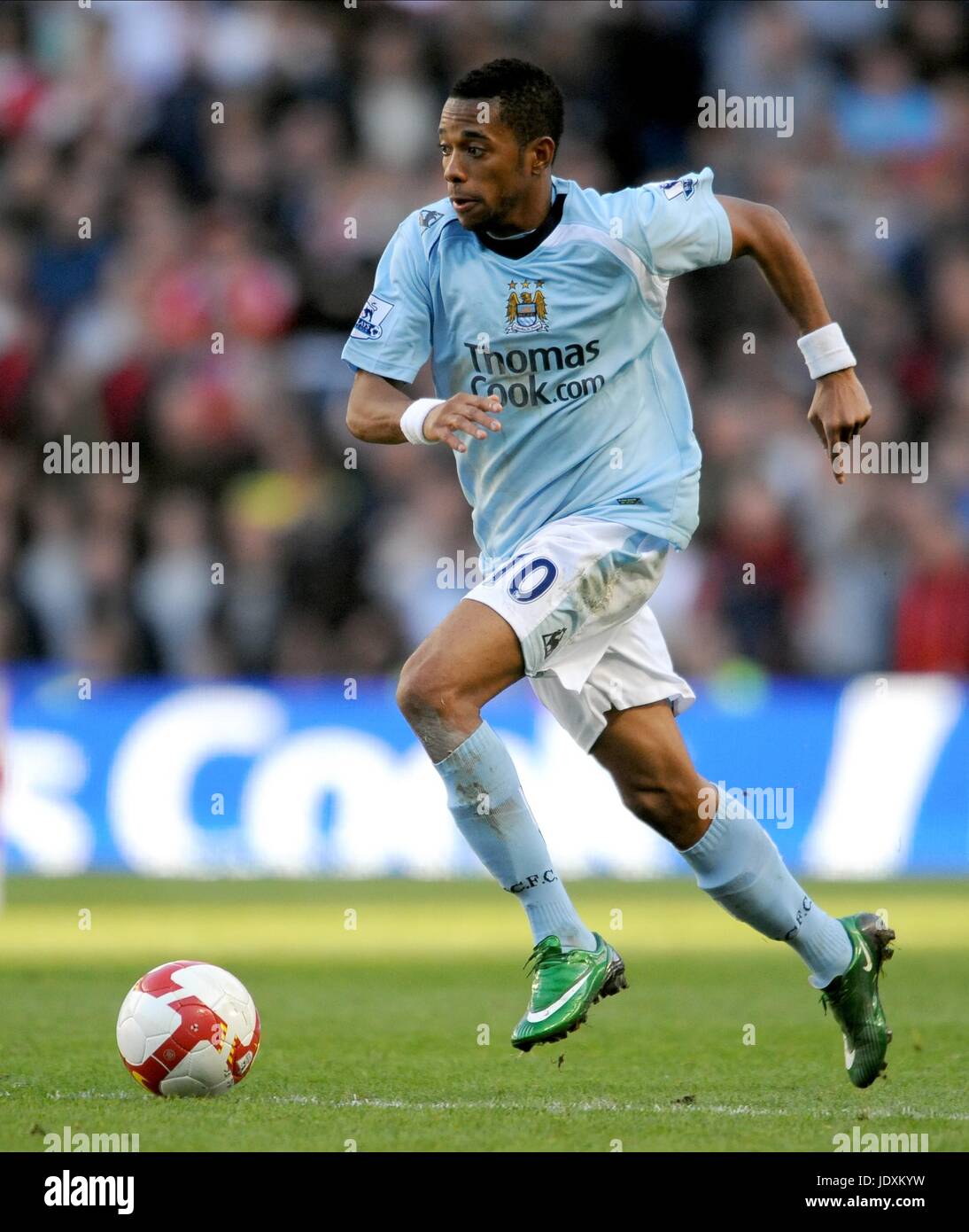 ROBINHO MANCHESTER CITY FC CITY OF MANCHESTER STADIUM MANCHESTER ...