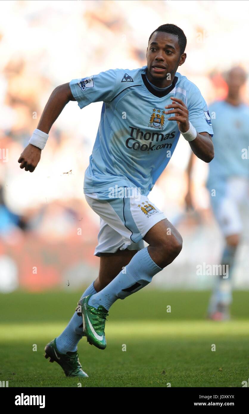 ROBINHO MANCHESTER CITY FC CITY OF MANCHESTER STADIUM MANCHESTER ...