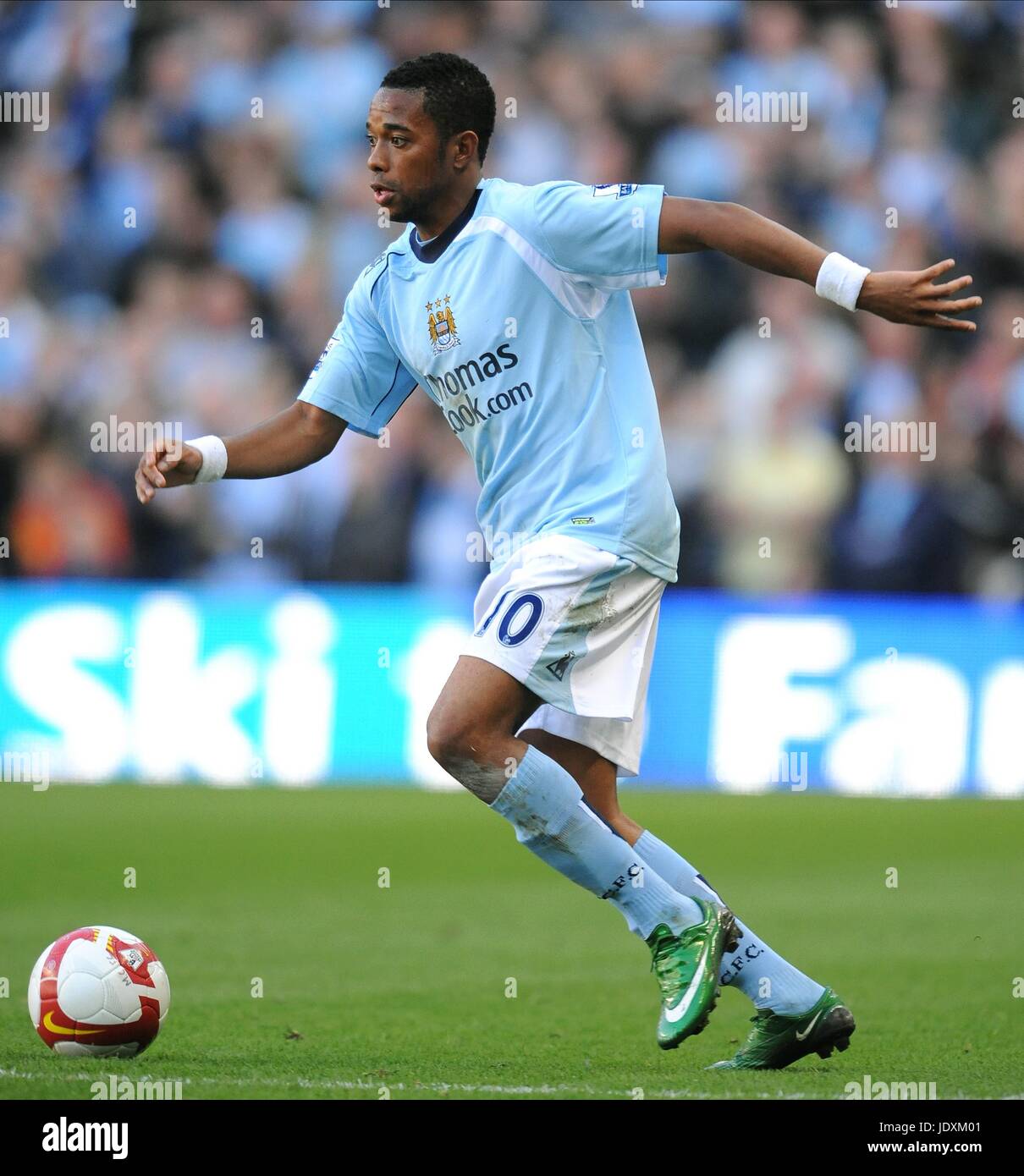 ROBINHO MANCHESTER CITY FC CITY OF MANCHESTER STADIUM MANCHESTER ...