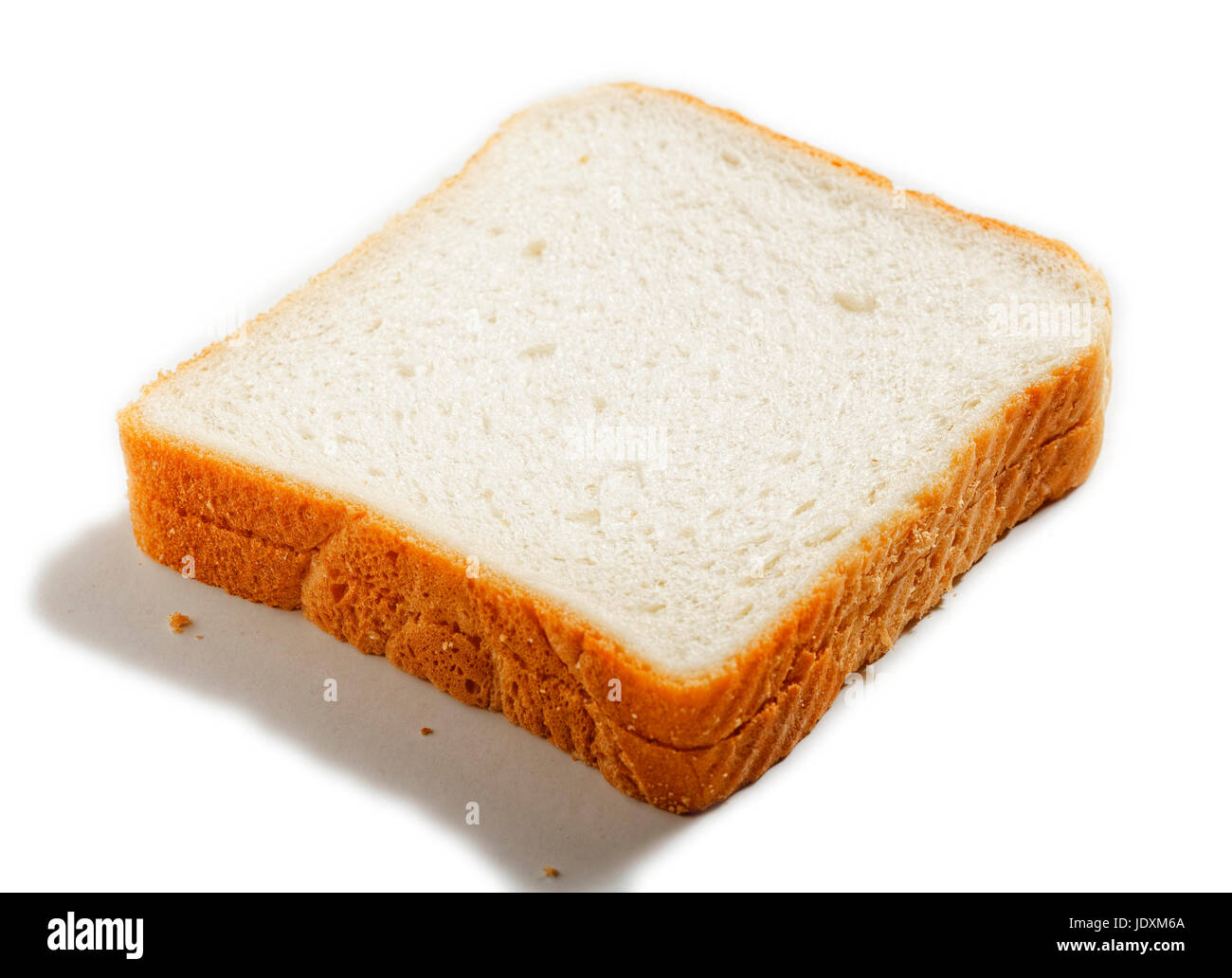 single toast against white background Stock Photo - Alamy