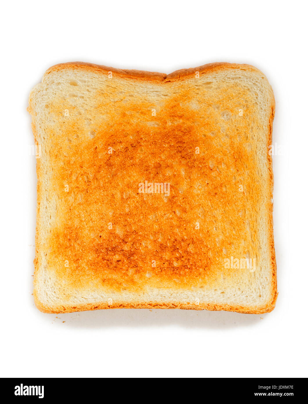 single toast against white background Stock Photo - Alamy