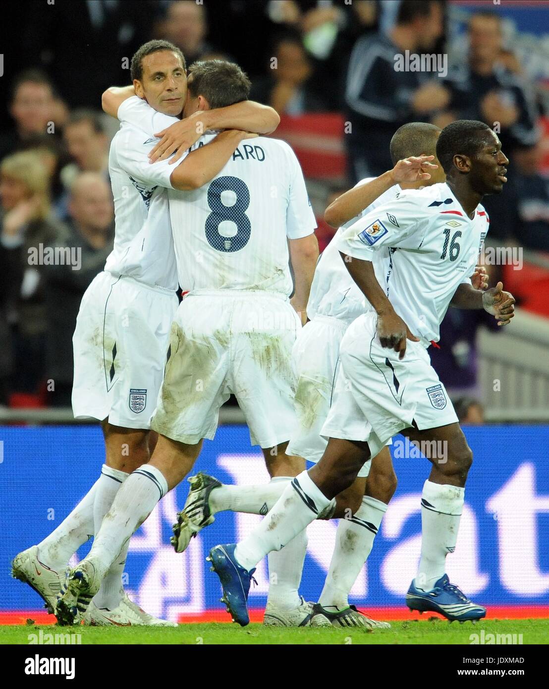 RIO FERDINAND &FRANK LAMPARD ENGLAND V KAZAKHSTAN WEMBLEY STADIUM ...