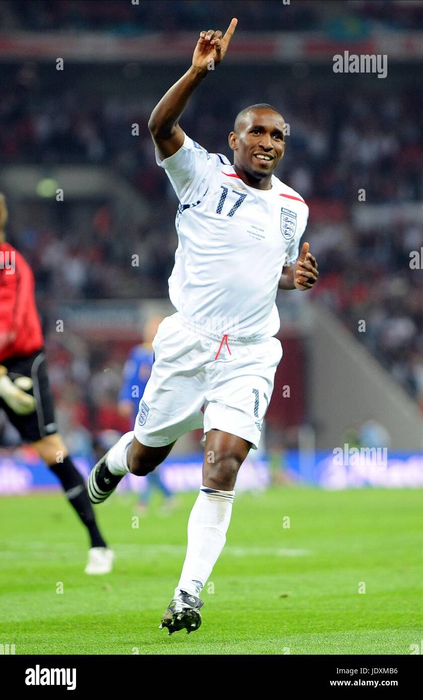 JERMAIN DEFOE CELEBRATES ENGLAND V KAZAKHSTAN WEMBLEY STADIUM LONDON ...