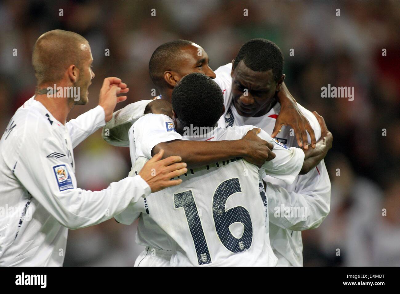 JERMAIN DEFOE & TEAM MATES ENGLAND V KAZAKHSTAN WEMBLEY STADIUM LONDON ...