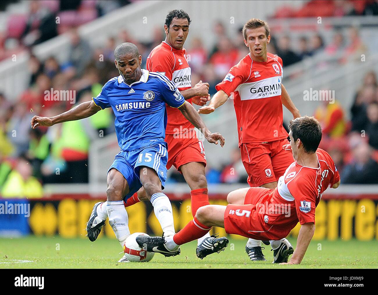 FLORENT MALOUDA & CHRIS RIGGOT MIDDLESBROUGH V CHELSEA RIVERSIDE ...