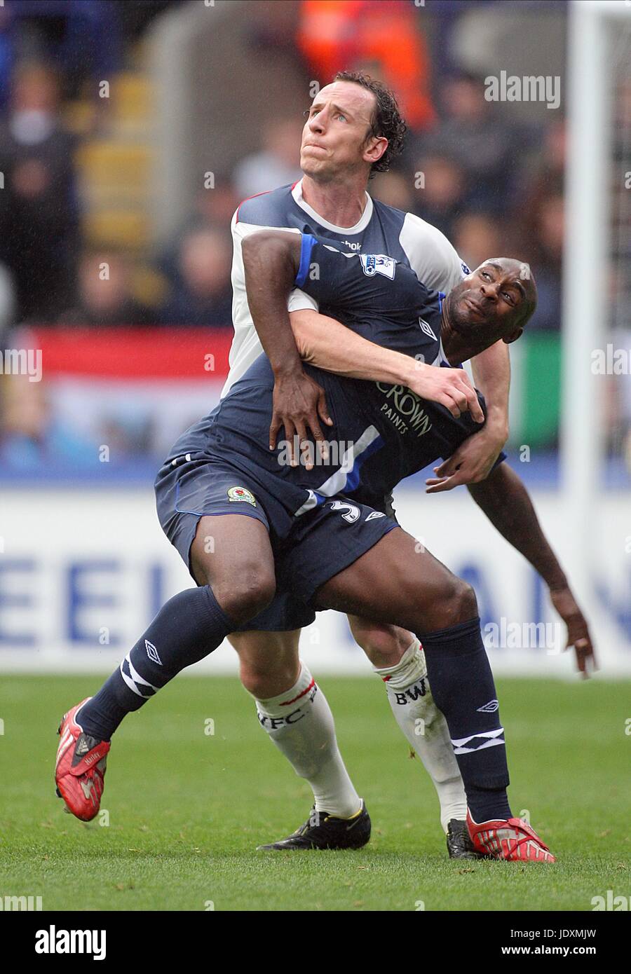ANDY O'BRIEN & JASON ROBERTS BOLTON V BLACKBURN ROVERS REEBOK STADIUM ...